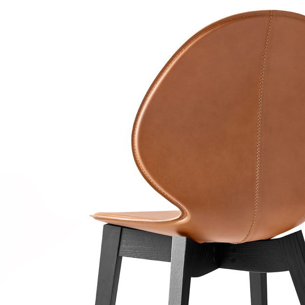 Calligaris Basil Chair Wood Legs